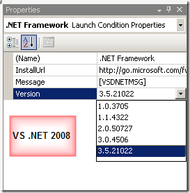 Choyling's Blog: Checking .NET version in MSI